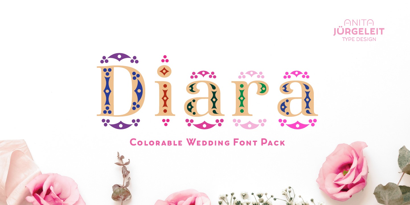 Diara: скачать шрифт и установить для веб-сайта и фотошопа бесплатно.